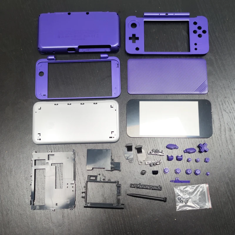 Full-Shell-For-Nintend-NEW-2DS-XL-LL-Console-Housing-Case-White-Black ...