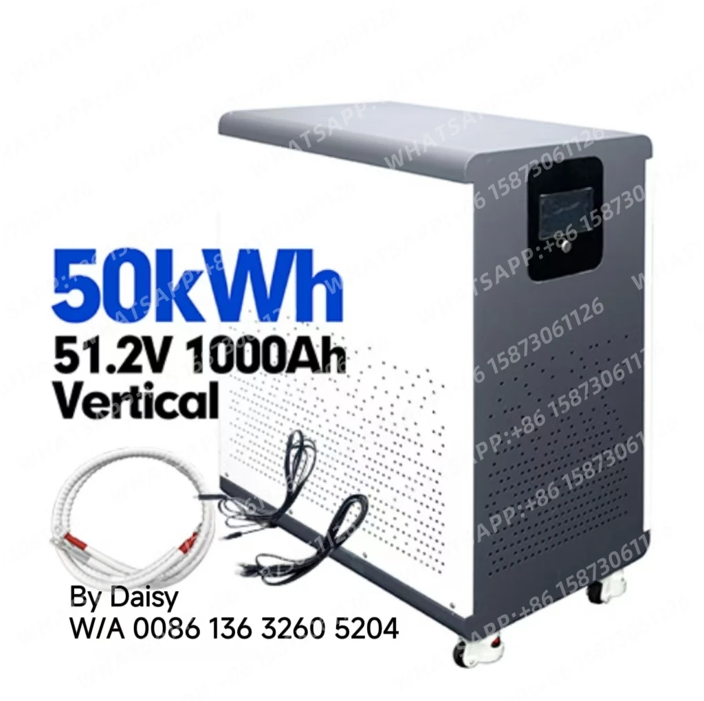 50KW 1000Ah 51.2V 8000 Cycles Vertical Moveable LiFePO4 Battery BYD ...