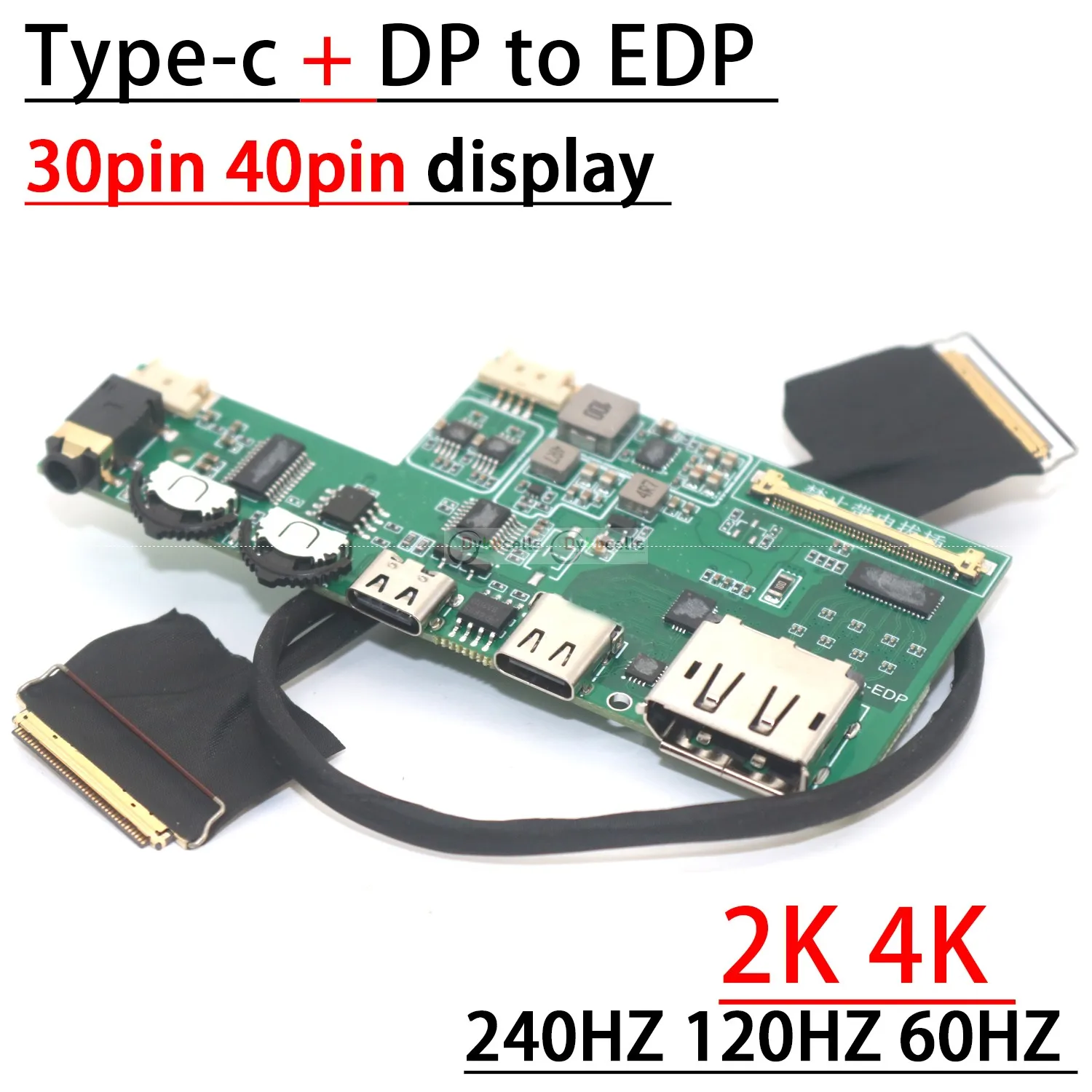 30Pin-40pin-USB-Type-c-DP-To-EDP-Driver-Board-Signal-2K-4K-60HZ-165hz-144hz.jpg