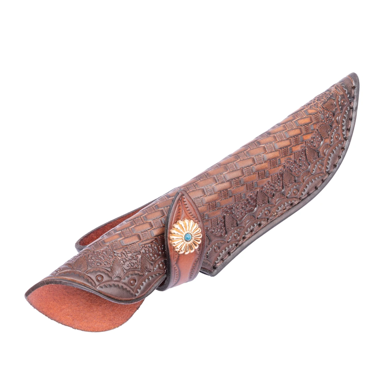 22cm-Leather-Straight-Knife-Case-Knife-Sheath-Leather-Sheath-With-Waist ...