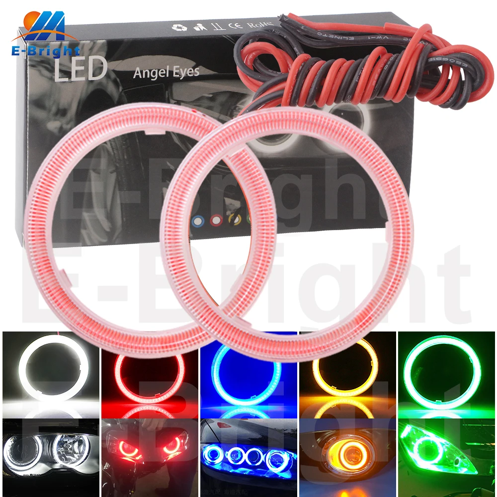 2PCS-COB-Angel-Eyes-Led-Halo-Rings-Car-Motorcycle-Headlight-Fog-Light ...