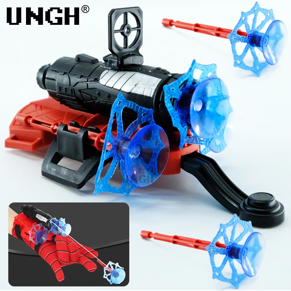 UNGH Spider Web Wrist Launcher man Shooters Spider Upgraded Version ...