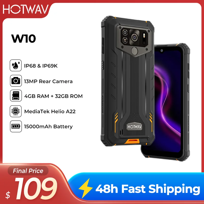 Hotwav-w10-robuste-Smartphones-ip68-wasserdicht-android-12-Handy-4GB ...