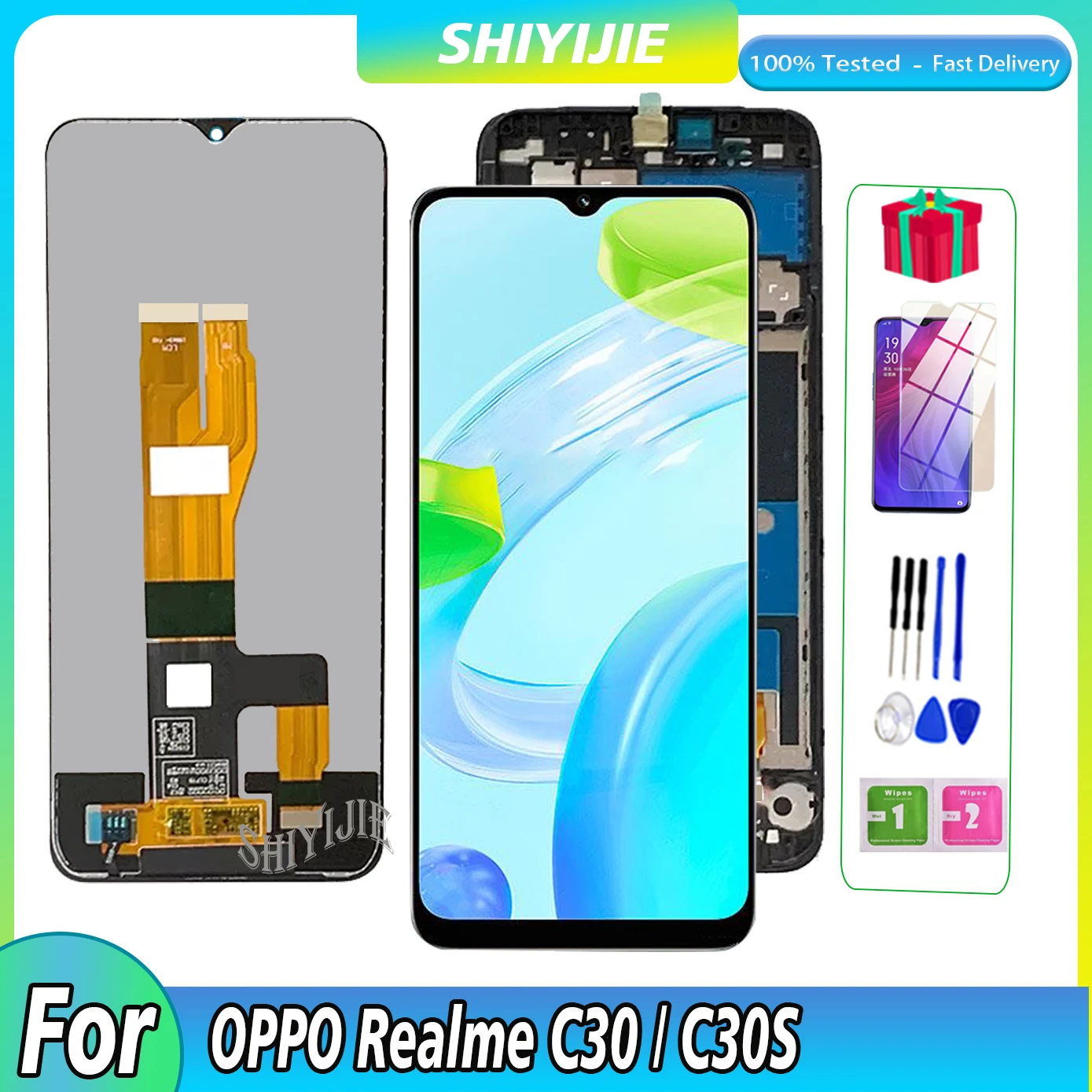 6.5" Original Lcd For Oppo Realme C30 Rmx3581 Display Touch Screen For ...