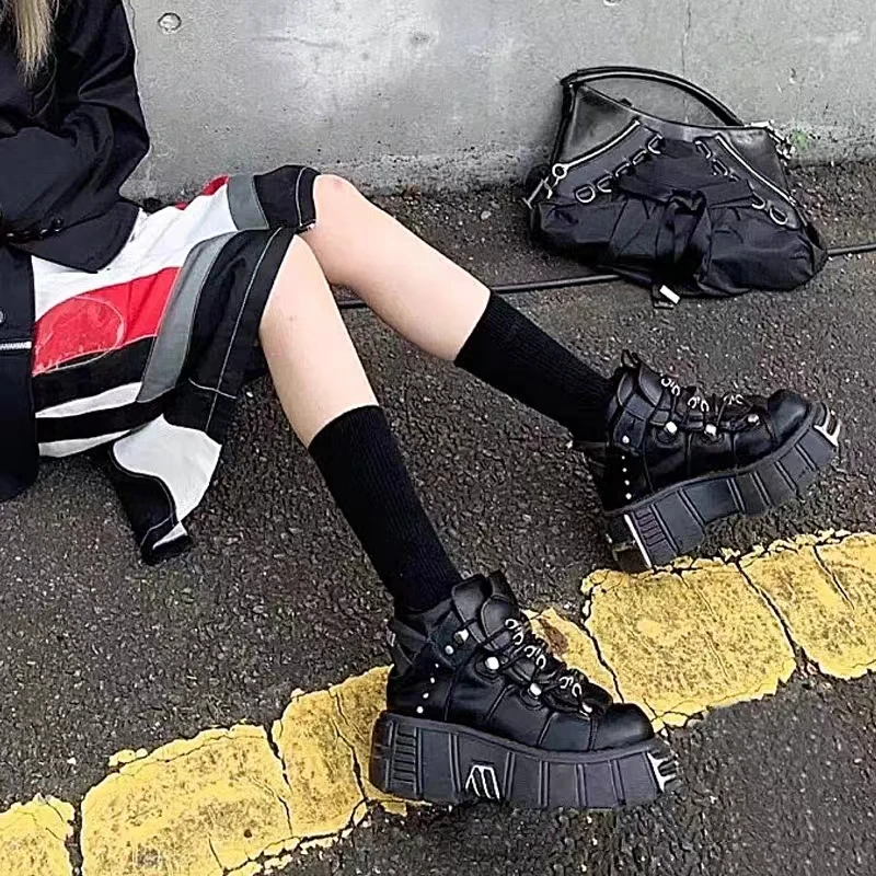 Goth Metal Sneakers