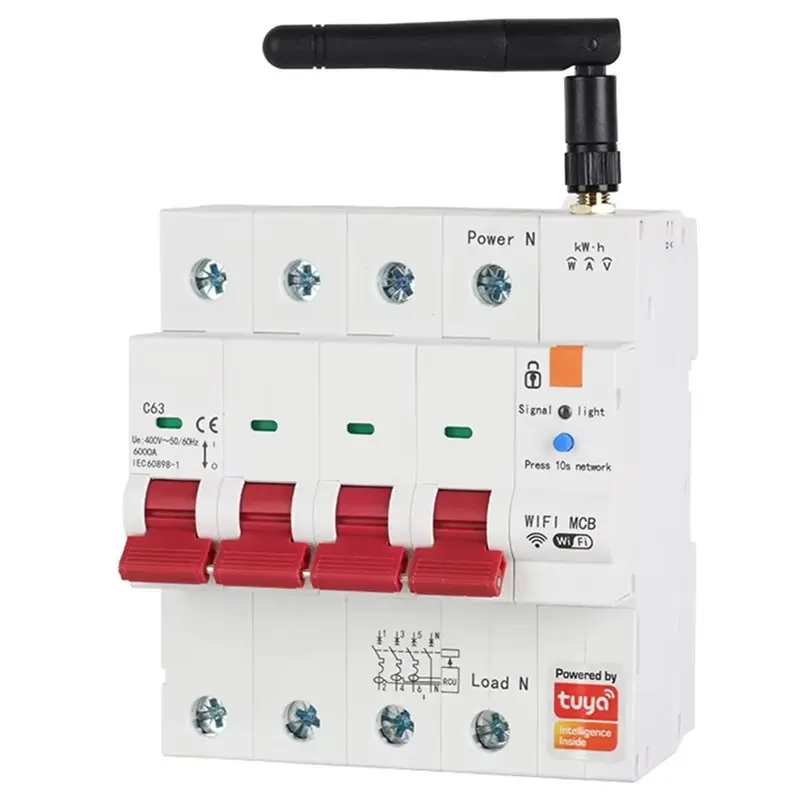 AT29-MCB Breaker Tuya Smart Wifi Breaker Smart Circuit Breaker Main ...