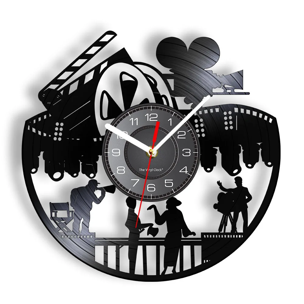 Cinema-Theater-Wall-Art-Home-Decor-Wall-Clock-Acting-Actor-Movie ...