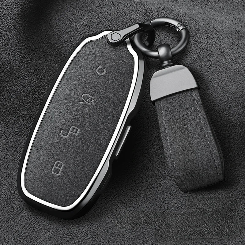 Car Key Protection Cover Suitable for DENZA N7 N8 Green or Black Simple ...