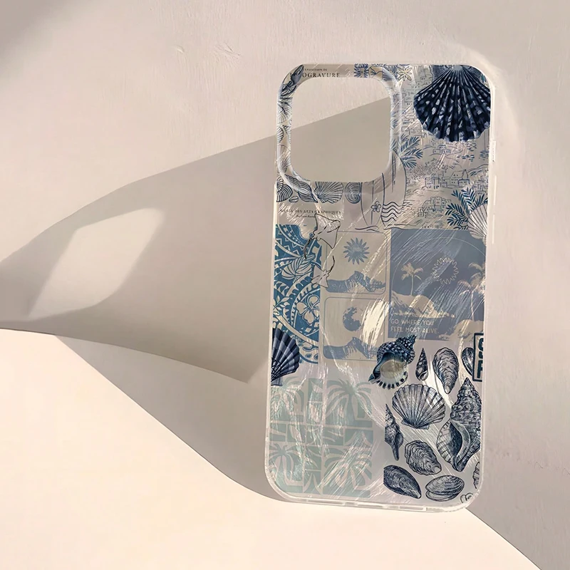 Ocean Element Design Glossy Smooth Phone Case Cover for Honor X5 (2)
