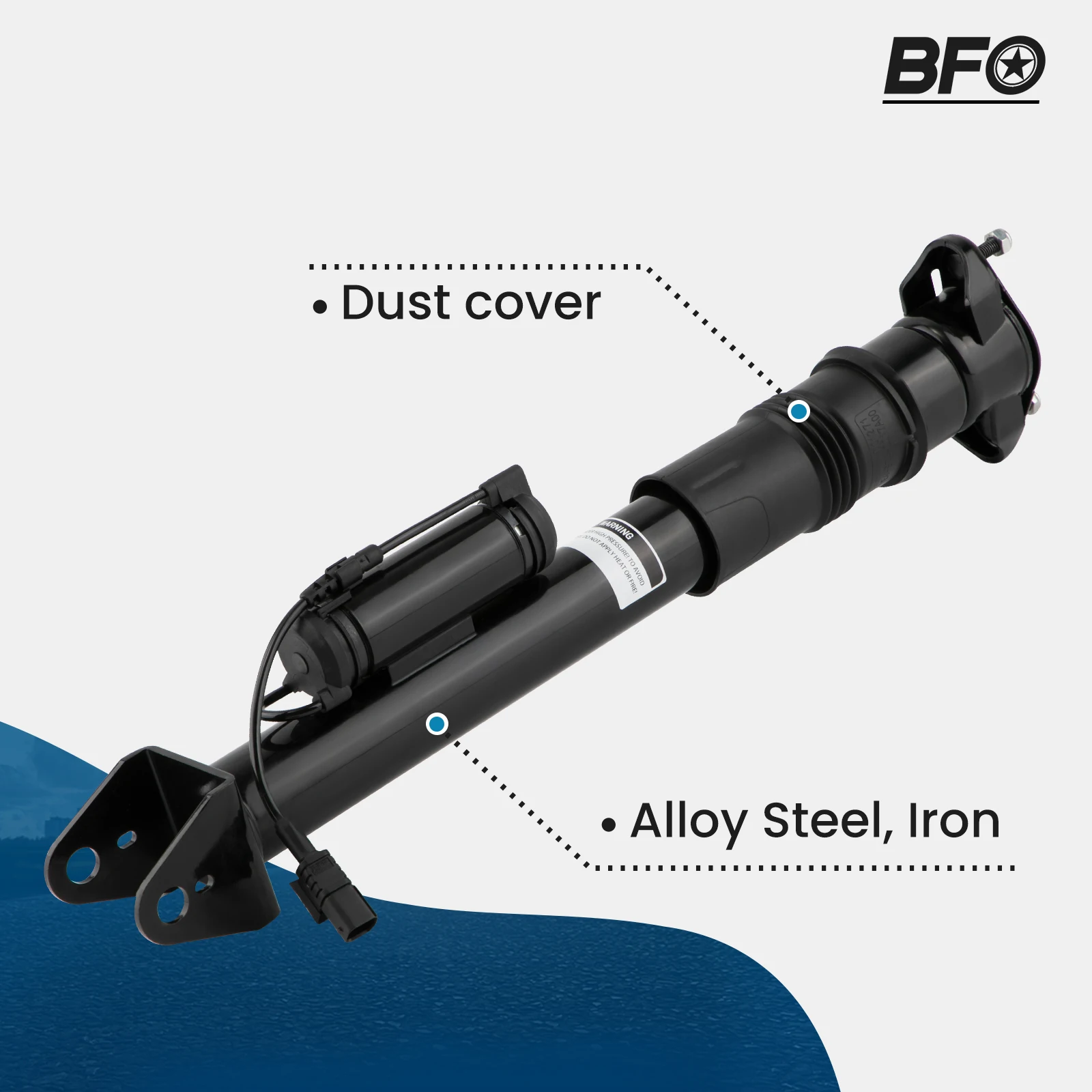 Rear-Suspension-Shock-W-ADS-For-Mercedes-X164-W164-GL-ML-Class ...