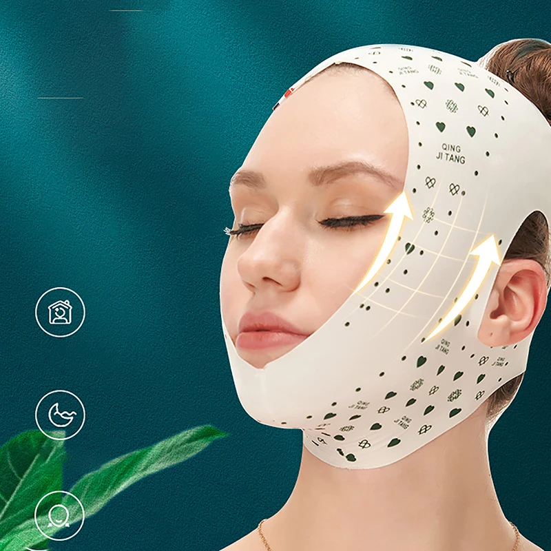 V-Face-Slimming-Belt-Facial-Cheek-Bandage-Firm-Lifting-Band-Anti ...