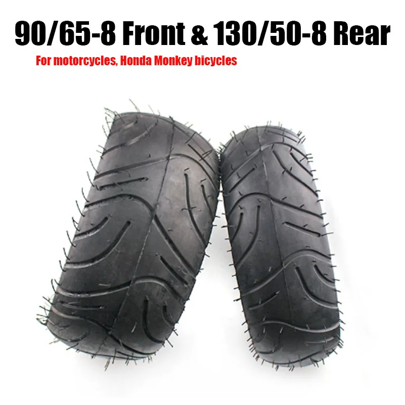 Tubeless-Tire-Vacuum-90-65-8-Front-130-50-8-Rear-Wheel-For-Honda-Monkey ...