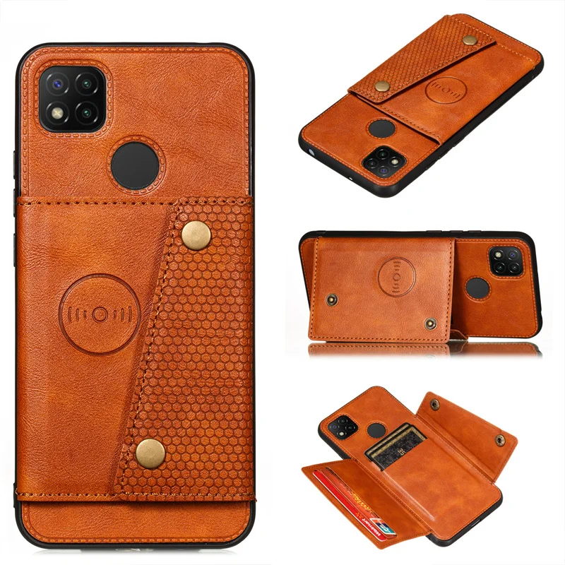 For-Xiaomi-Redmi-9-9A-9C-Case-PU-Leather-Wallet-Phone-Case-For-Redmi-10 ...