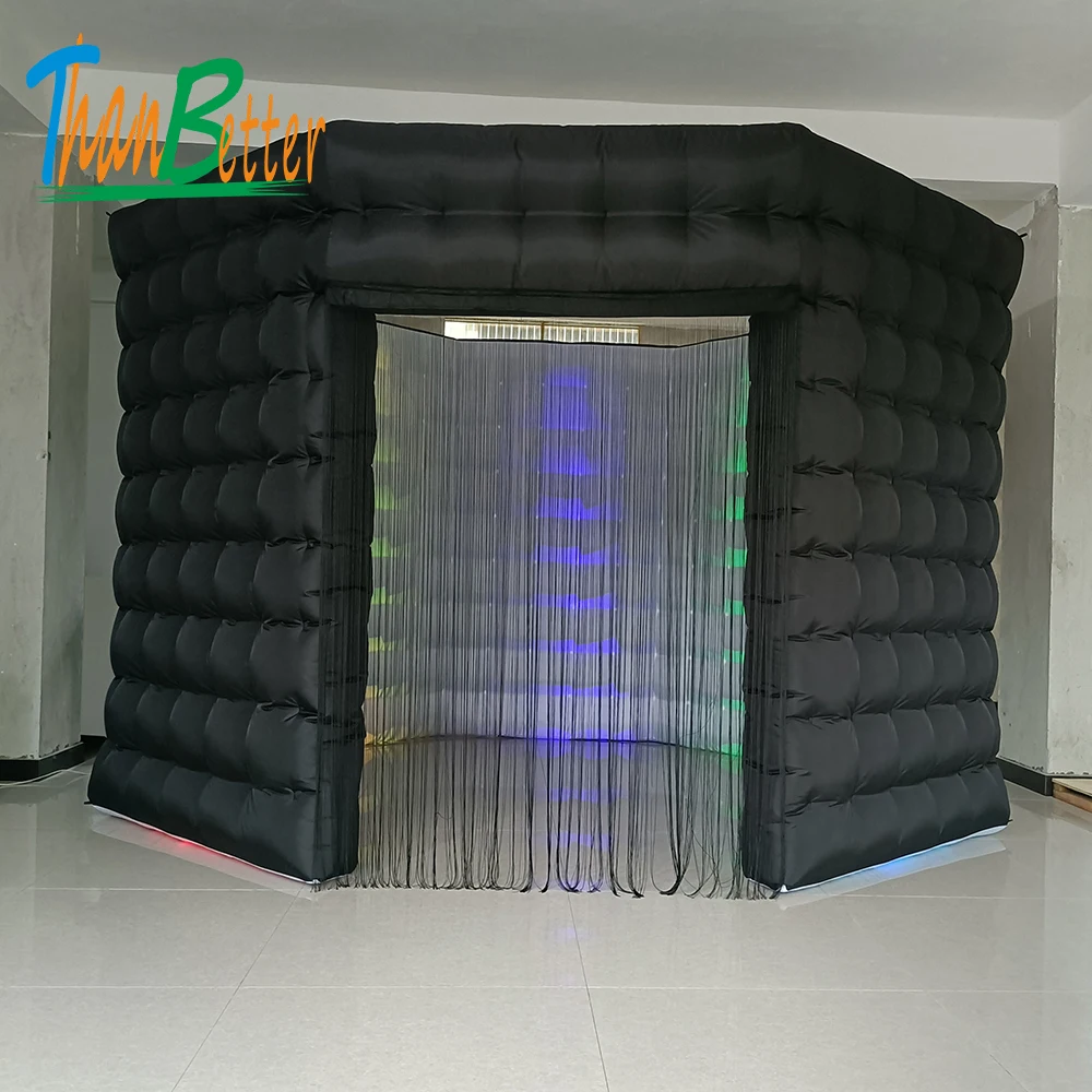 RGB-Lighting-Octagon-Round-360-cabin-Inflatable-Photo-Booth-Enclosure ...