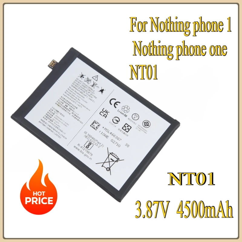 New Battery 4500mAh NT01 For Nothing phone 1 Nothing phone one NT01 ...