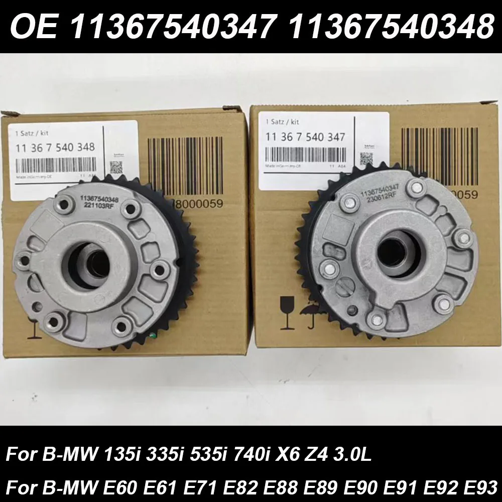 2PCS-OEM-11367540347-11367540348-Original-Box-Intake-Exhaust-Camshaft ...