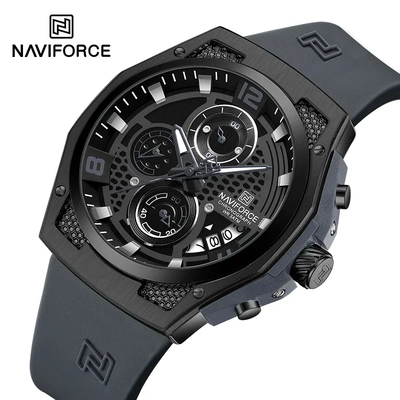 NAVIFORCE-NF8051T-Luxury-Design-Men-s-Watches-30m-Waterproof-Military ...