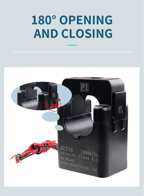 Split Core Current Sensor Open Type Metering Current