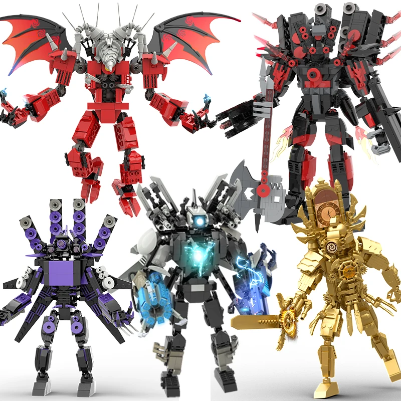 New-Toilet-Man-Building-Block-Toys-Drill-Man-Clock-Man-2-0-TV-Man ...