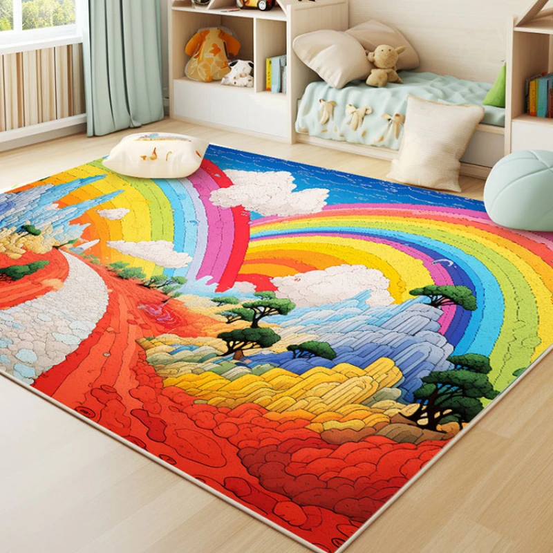 Colorful-Children-s-Room-Carpets-Living-Room-Large-Area-Bedroom-Bedside ...