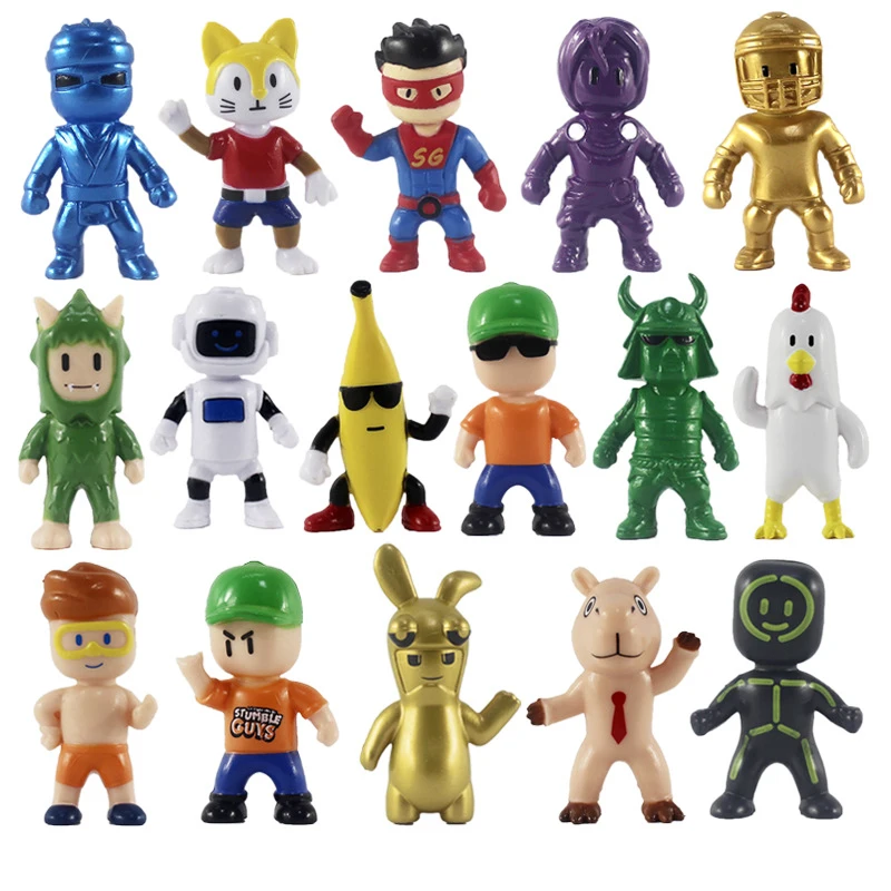 Stumble-Guys-Action-Figure-Kawaii-Anime-PVC-Game-Model-Statue-Set ...
