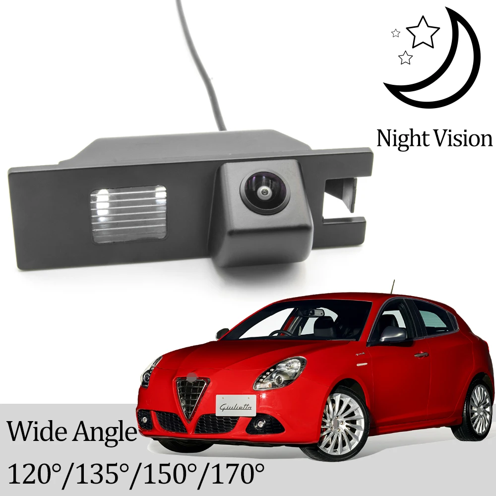 CCD-HD-AHD-Fisheye-Rear-View-Camera-For-Alfa-Romeo-Giulietta-940-2010 ...
