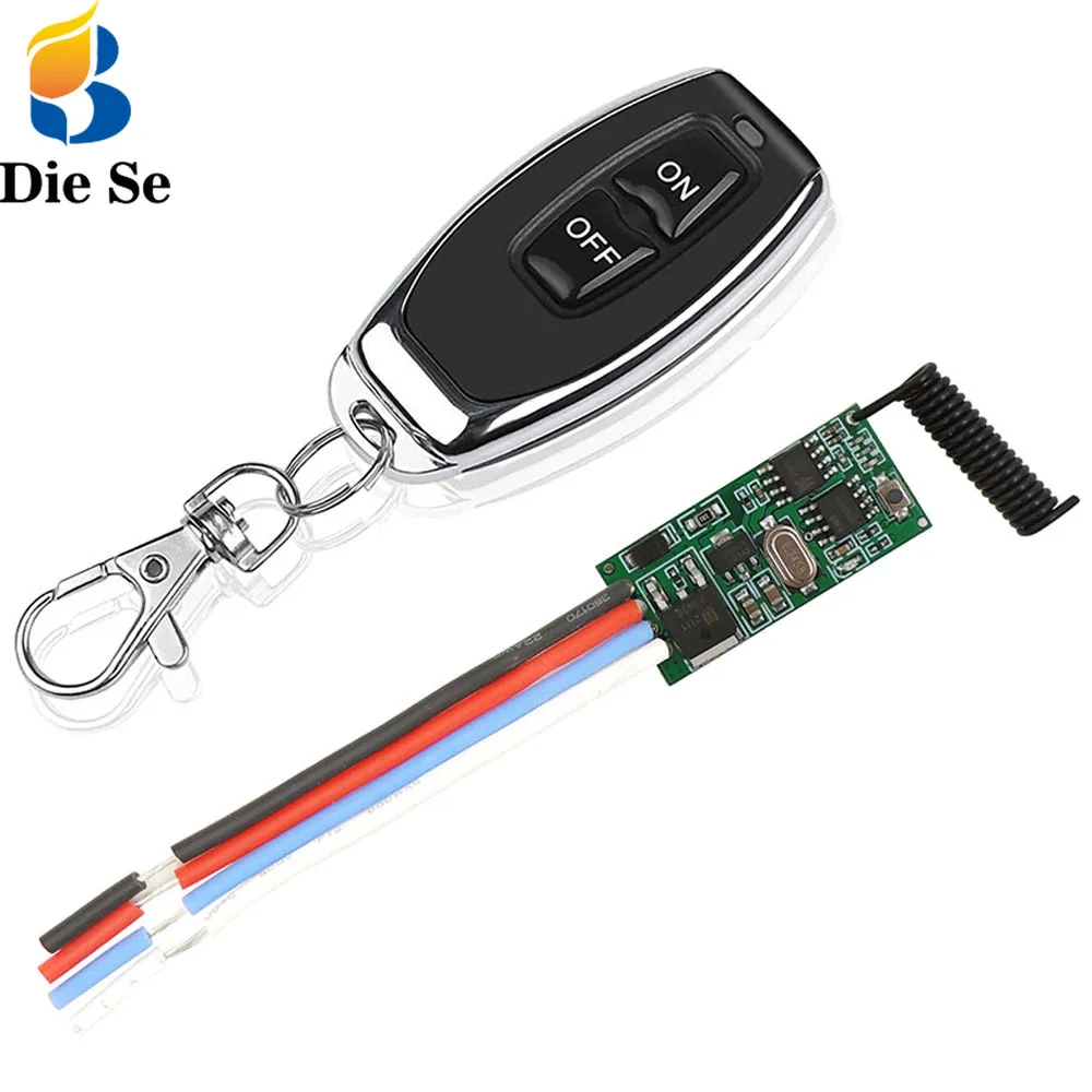 433mhz RF Wireless Switch Relay Receiver DC 3.6V 6V 12V 24V 30V 1 ...