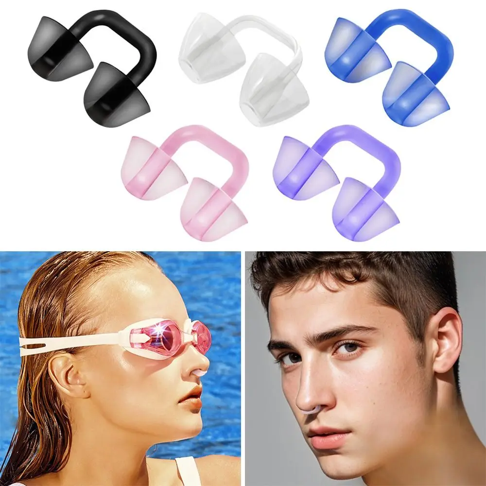 Creative Waterproof Nose Plug for Swimming Useful Reusable Silicone ...