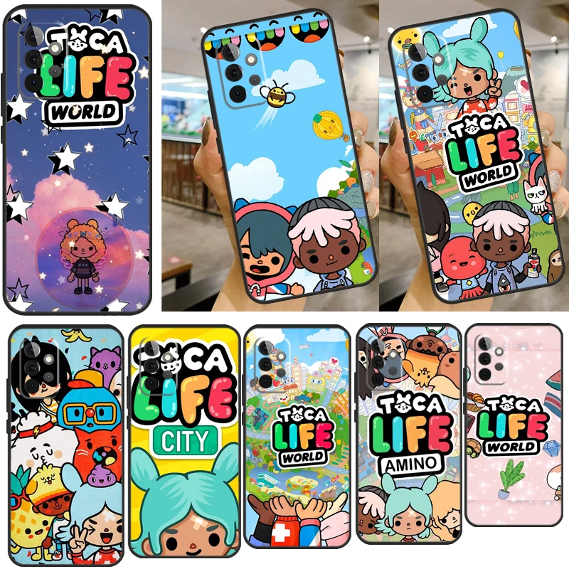 Toca-Boca-Toca-Life-World-game-Case-For-Samsung-A52S-A21S-A02S-A03S-A51 ...