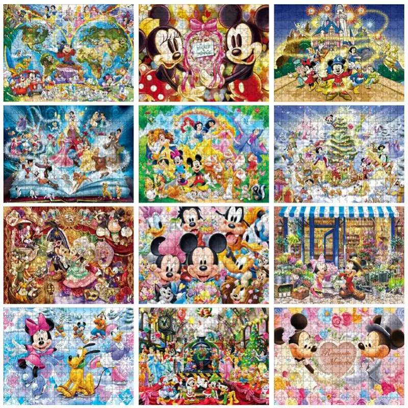 Disney-Mickey-Mouse-Puzzle-300-500-1000-Pieces-Jigsaw-Puzzles-Creative ...