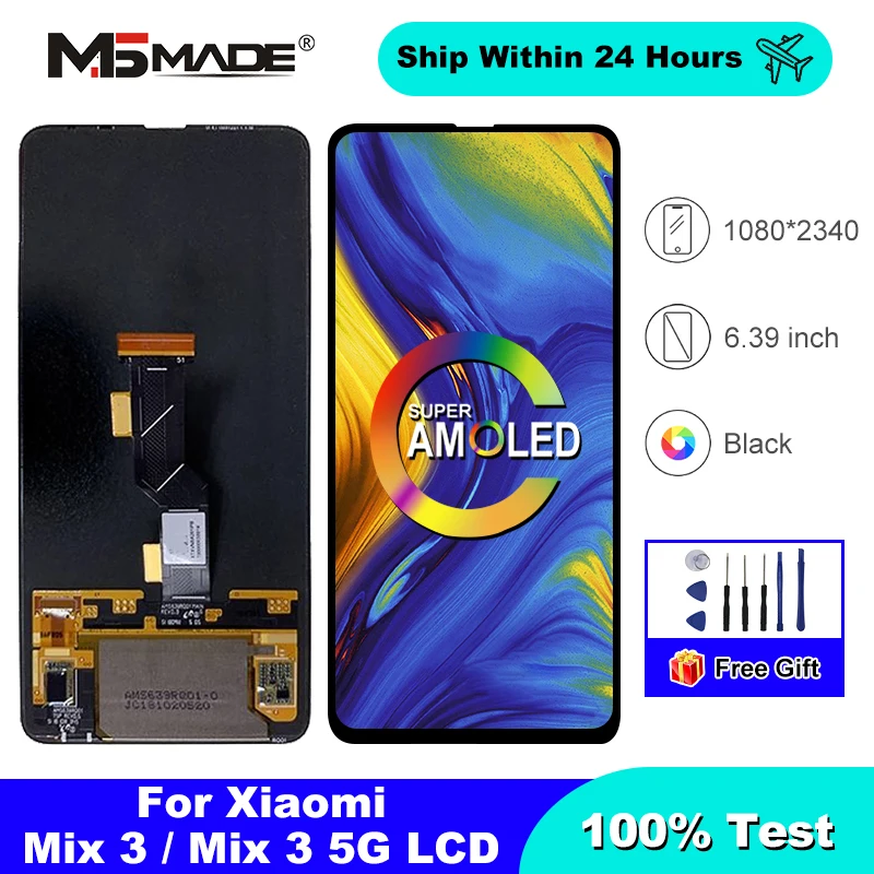 6-39-Super-AMOLED-For-Xiaomi-Mix-3-LCD-Display-Screen-Touch-Digitizer ...