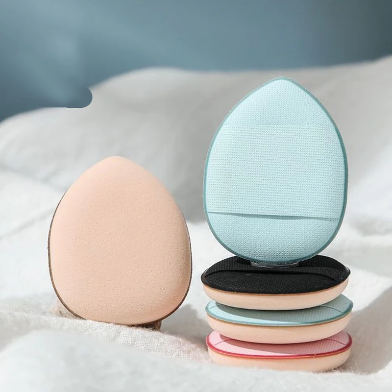 4Color-Velvet-Powder-Puff-Flours-Mini-Face-Makeup-Sponge-Cosmetics-Soft ...