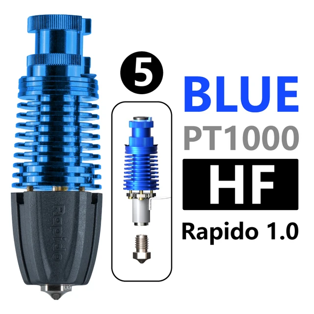 Phaetus Rapido 2.0 Hotend V1/V2/Magenta PT1000/104NT For DDG Bowden CW2 ...