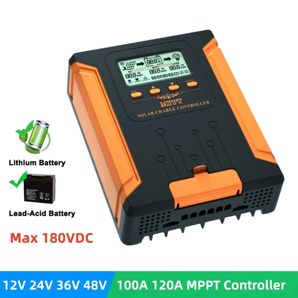 80A-100A-120A-MPPT-Solar-Charge-Controller-12V-24V-36V-48V-180VDC-Solar ...