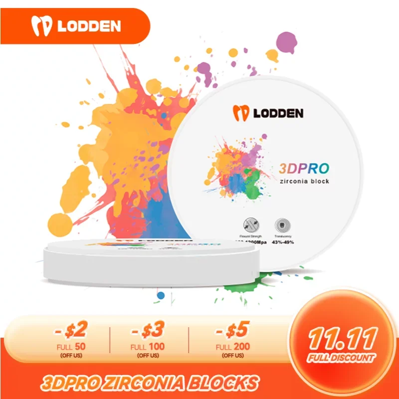 Lodden-Dental-Material-Zirconia-Multilayer-Block-98mm-Open-System-3D ...