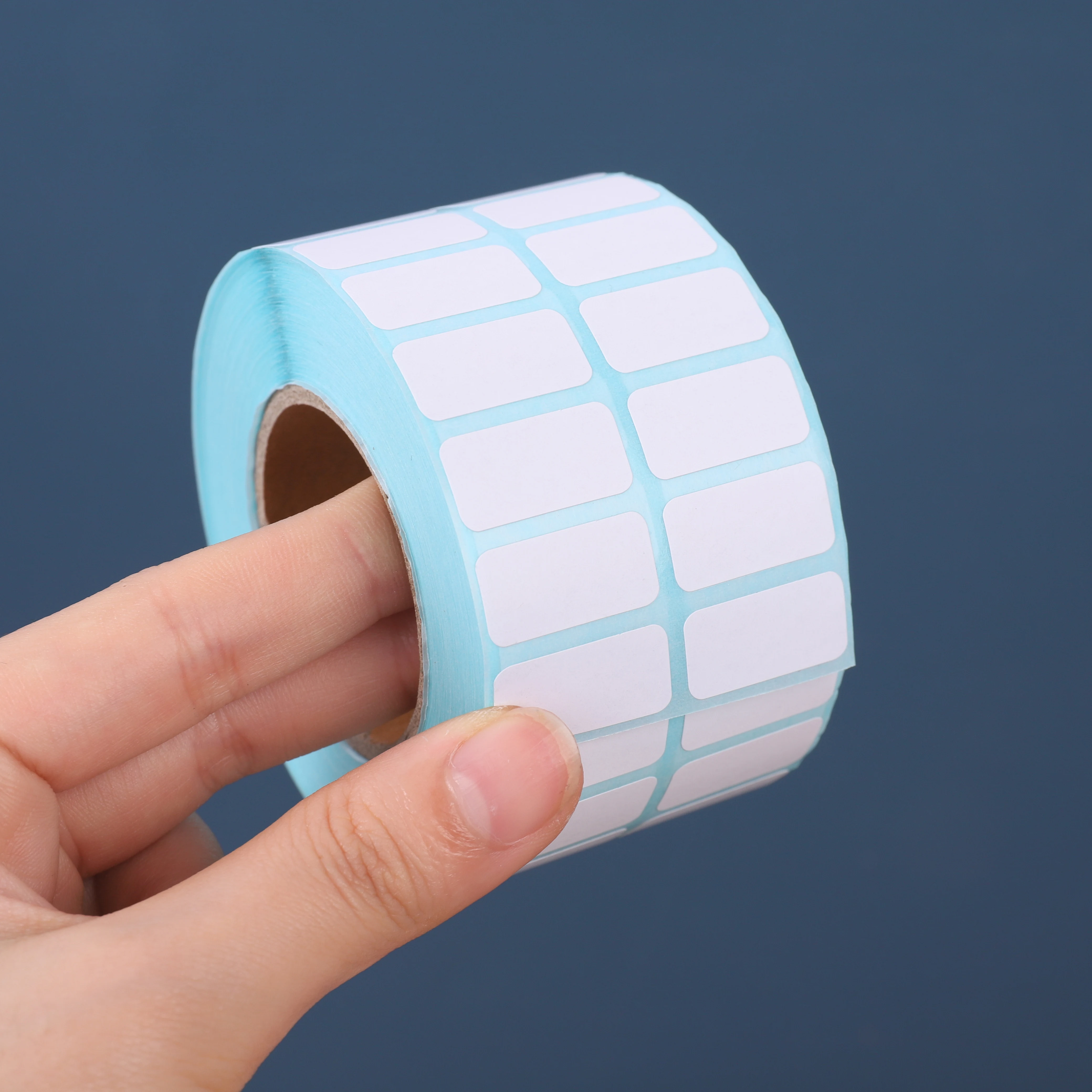 Three Proof Thermal Label Stickers Width 20mm Height 10mm Horizontal Version Double Row White Blank