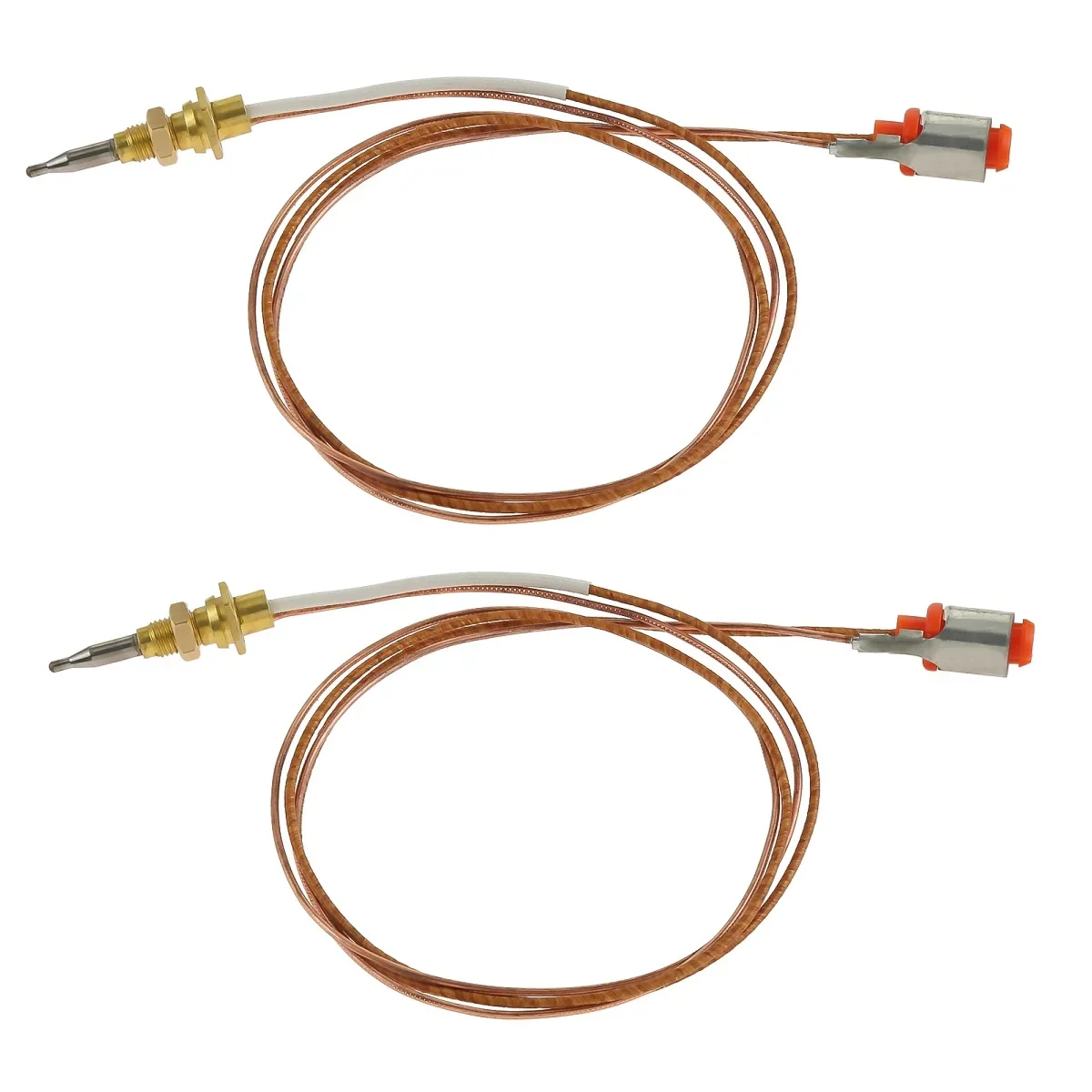 2pcs Gas Stove Burner Cooker Thermocouple Copper Replace for Fasten ...