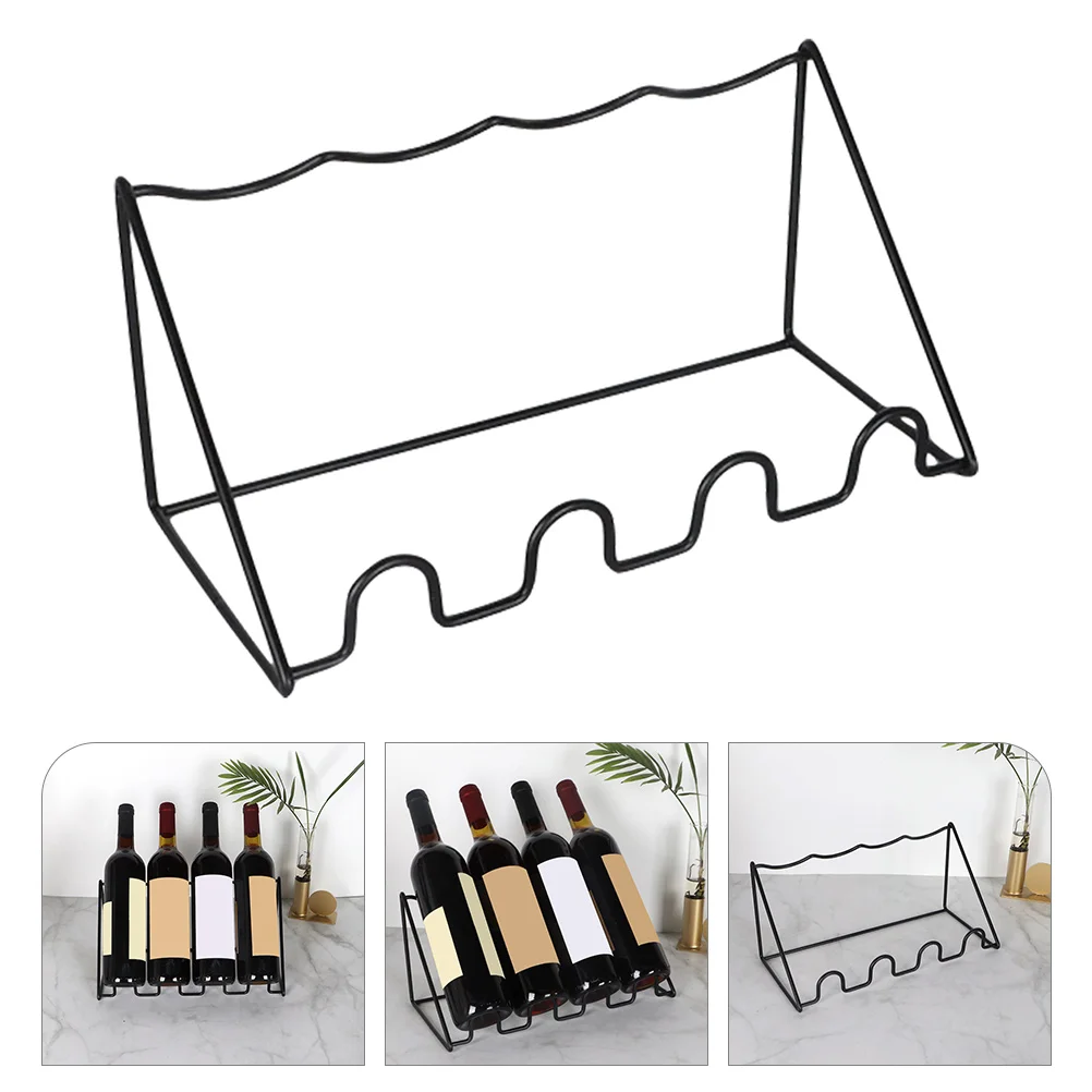 Iron-Wine-Display-Stand-Creative-Wine-Bottle-Storage-Racks-Multi-Groove ...