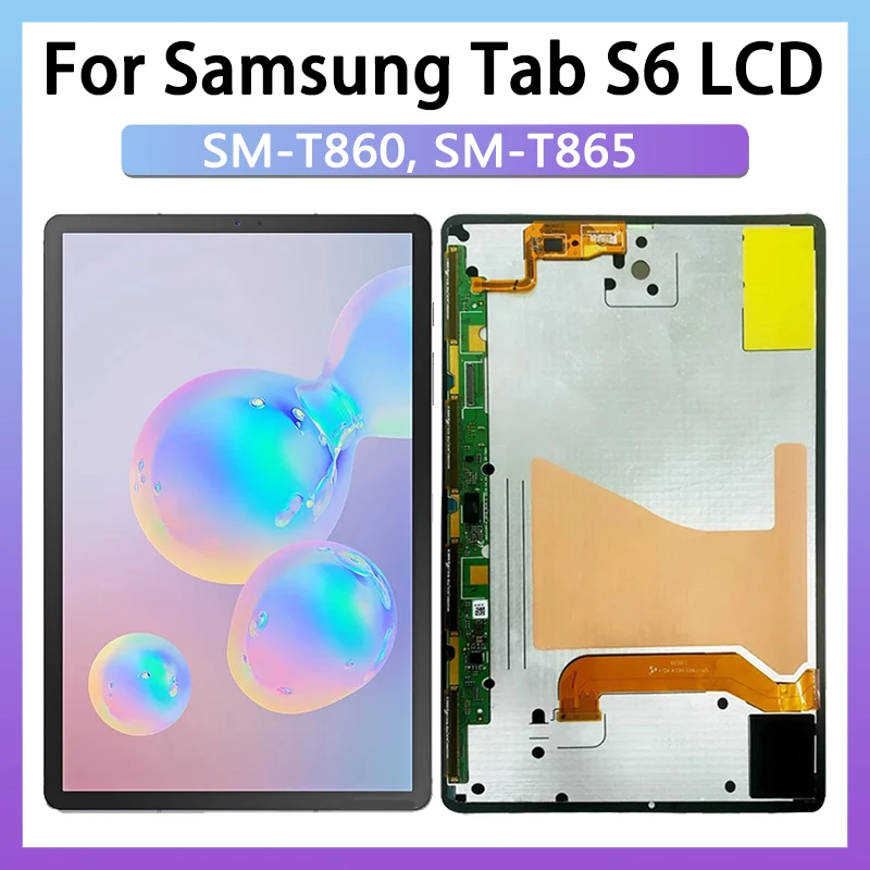 Pantalla-t-ctil-LCD-de-10-5-pulgadas-para-Samsung-Tab-S6-SM-T860-T867 ...