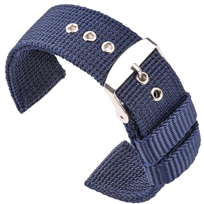 Watchband Outdoor Sports Nylon Strap 18mm 20mm 22mm 24mm Women Men ...