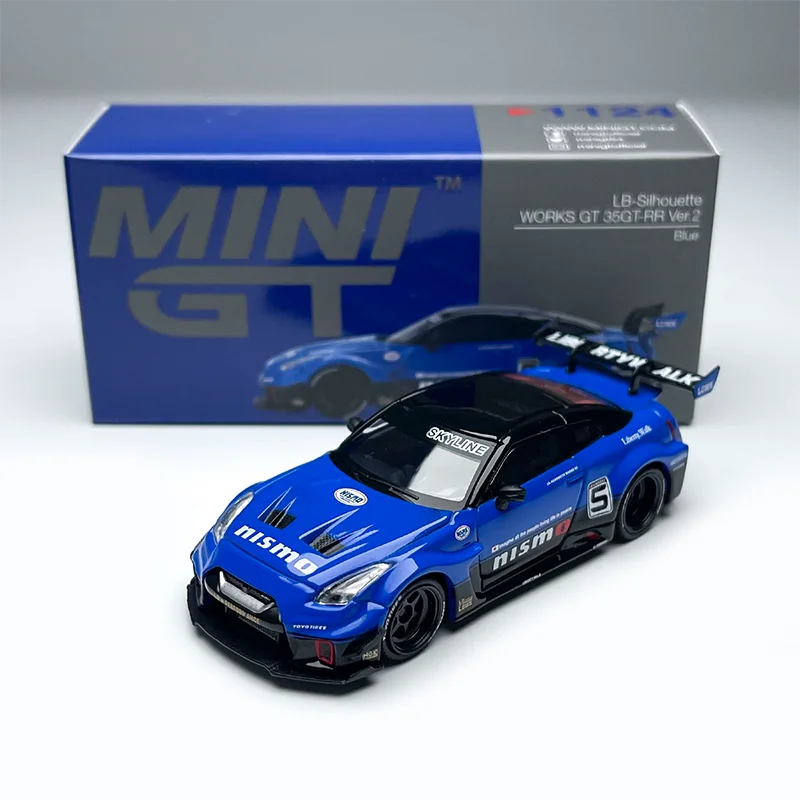 MINIGT 1:64 Scale GTR R35 Alloy Car Model Static Collection Decorated ...