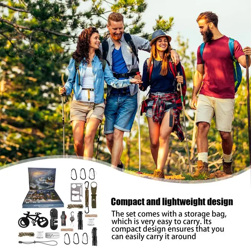 Christmas-Countdown-Advent-Calendar-Survival-Kit-with-Parachute-Cord ...