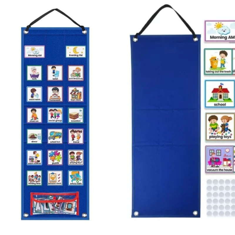Di-rio-Visual-Schedule-Book-for-Preschooler-Chart-Board-infantil ...