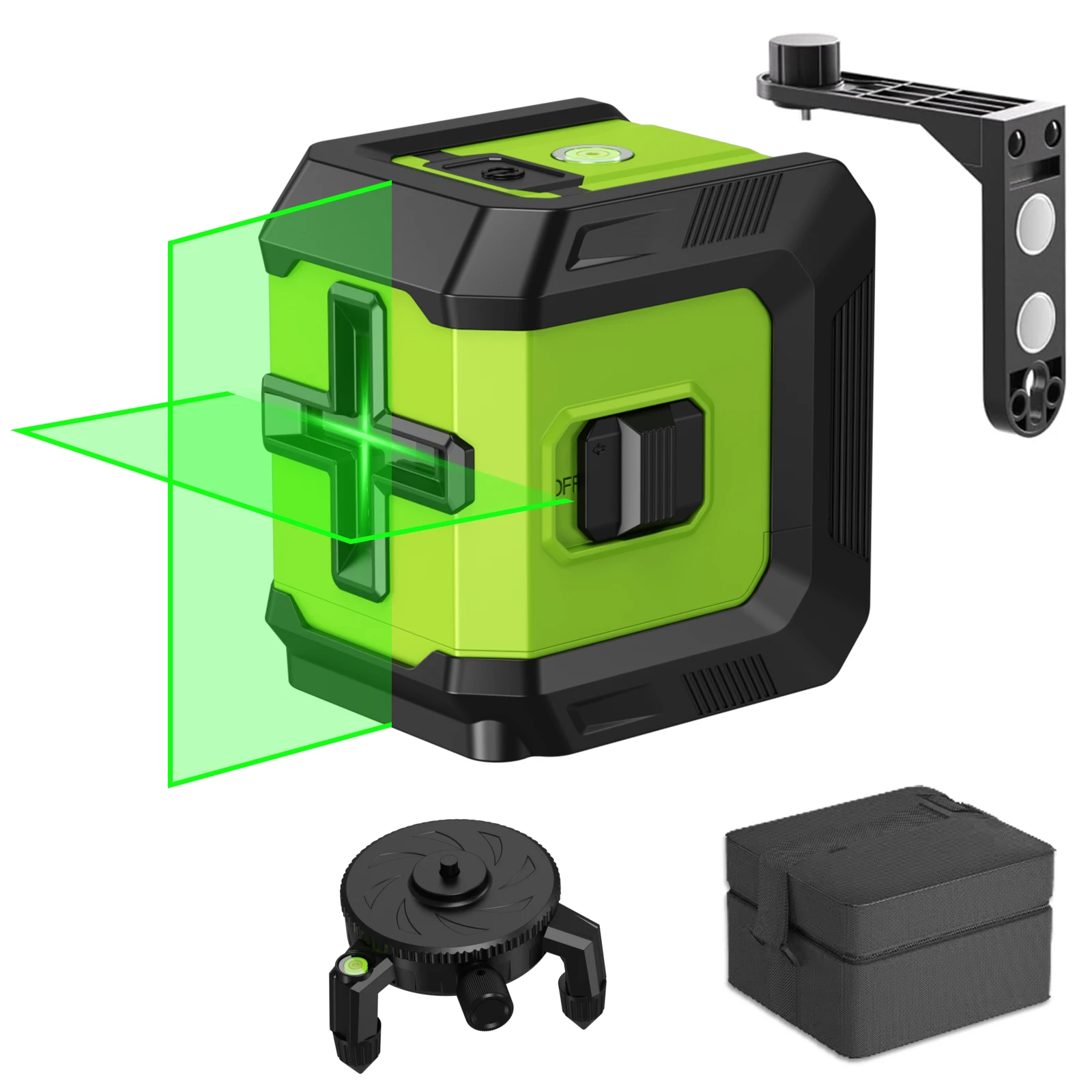 Lfine-2-Lines-Mini-Professional-Laser-Level-Self-Levelling-Green-Beams ...