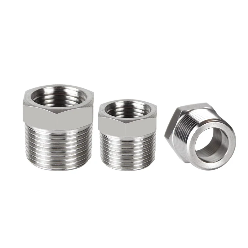 BSP-NPT-Male-To-Female-Thread-304-Stainless-Steel-Reducer-Bushing ...