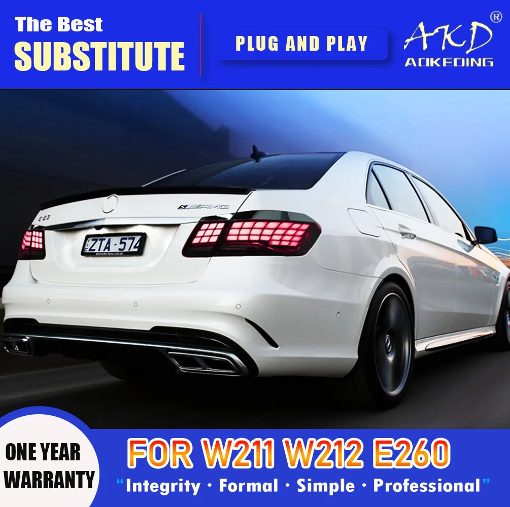 AKD-Tail-Lamp-for-BENZ-W212-LED-Tail-Light-2009-2016-E-Class-E200-E260 ...