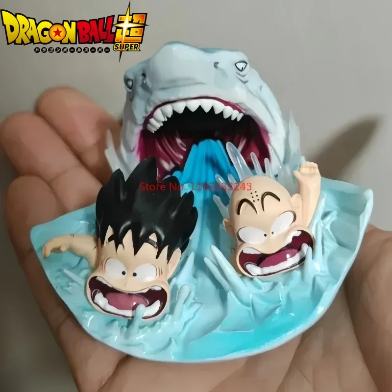 Hot-New-Dragon-Ball-Anime-7-14cm-Kid-Goku-With-Kuririn-Swimming ...