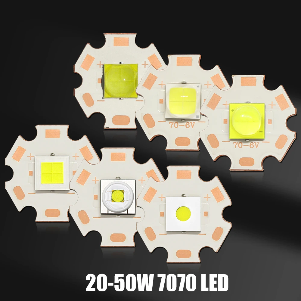DC3V/6V/12V LED 20W40W50W XHP70 XHP70.3 7070 Third Generation HI HD ...