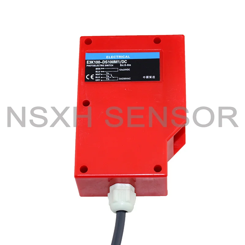 Long-distance diffuse reflection photoelectric switch engineering car ...