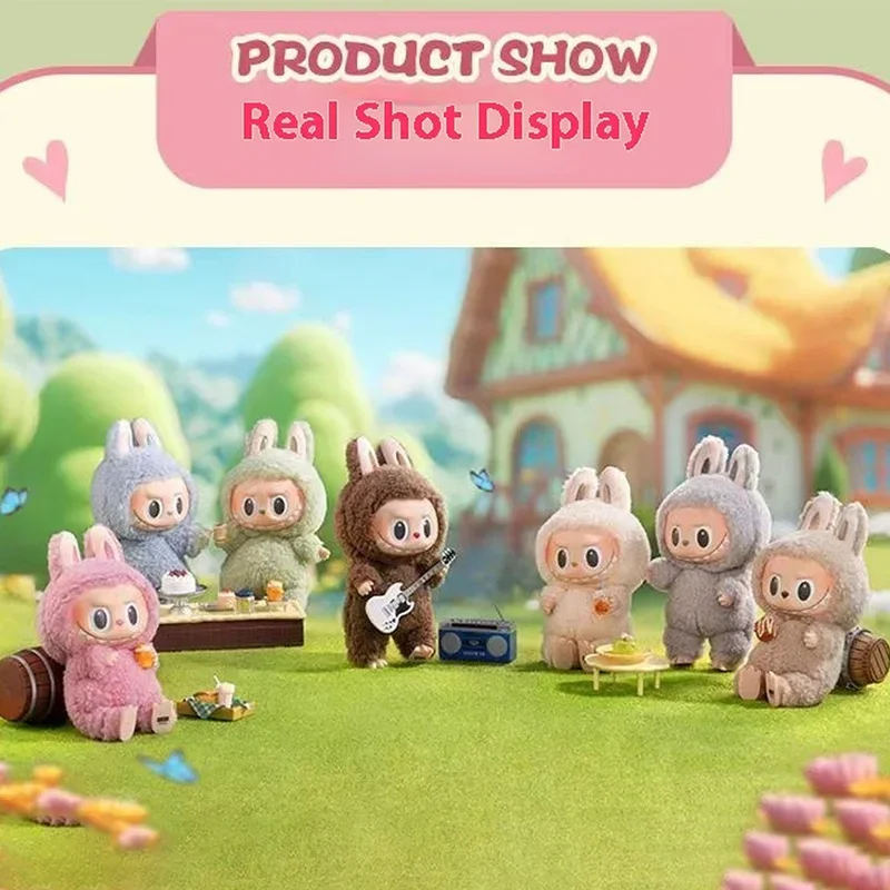 Popmart Labubu The Monsters Lisa mismo corazón macarrón vinilo cara ...